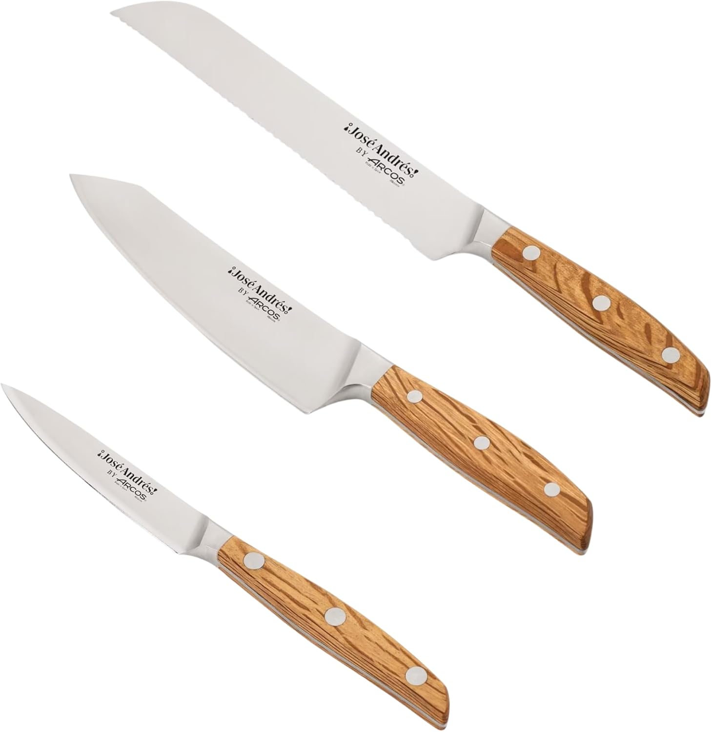 Arcos José Andrés Kitchen Knives Starter Kit - 3Pcs...